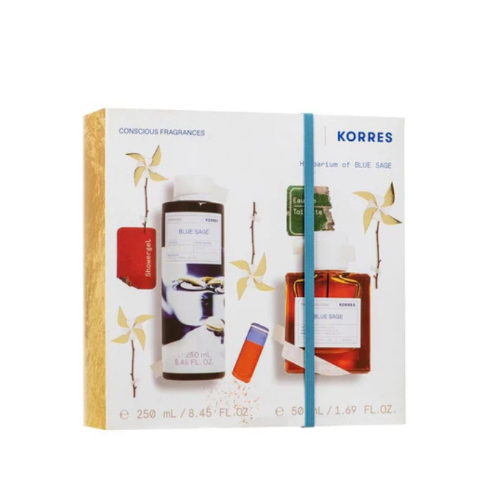 Korres Fragrance Set Blue Sage Eau De Toilette + Showergel – Well ...