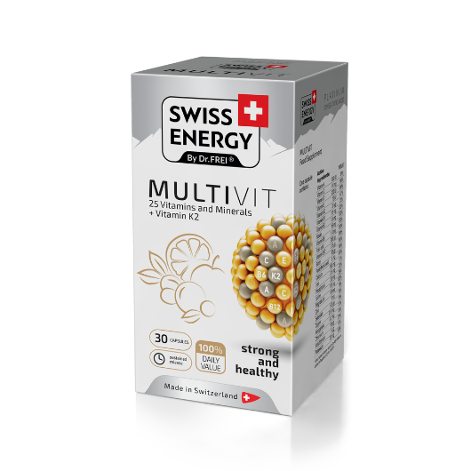 Swiss Energy Multivit (30 caps) – Well & Earth Concept Store