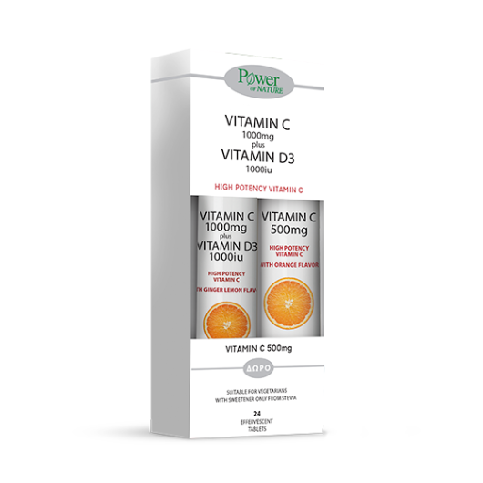 Power Health Vitamin C 1000mg + Vitamin D3 Effervescent (20 tabs ...