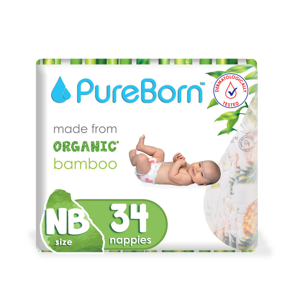 Pureborn Nappies Size 1 (NB) – Well & Earth Concept Store
